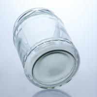 China Clear Round Flint Glass Jar for Food Grade Production and Distribution for sale