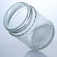 China Clear Round Flint Glass Jar for Food Grade Production and Distribution for sale