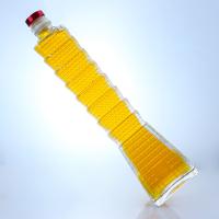 China Tower Shape Glass Bottle for Vodka Brandy Tequila Customized Logo for sale