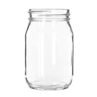 China Collar Material Glass 100ml 240ml 300ml 500ml Fruit Jam Jars with Metal Lids for sale