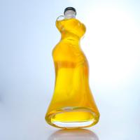 China Woman Body Shape Glass Liquor Bottle for Gin Rum Brandy and Collar Material Glass for sale