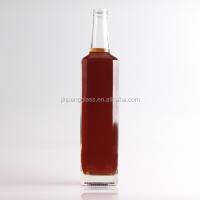 China Glass Body Material Wine Glass Bottle for Customized Unique Liquor Packaging Design for sale