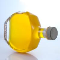China Customized Logo Glass Collar Spirit Bottle for Whisky Vodka Tequila Gin Rum supplied for sale