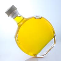 China Customized Logo Glass Collar Spirit Bottle for Whisky Vodka Tequila Gin Rum supplied for sale