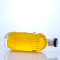 China Industrial Beverage Glass Bottle with Embossed Design and Cork Round Shape for sale