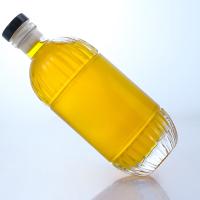 China Industrial Beverage Glass Bottle with Embossed Design and Cork Round Shape for sale