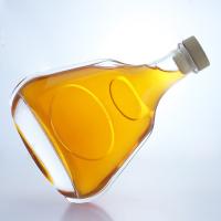 China Clear or Customized 700ml Glass Bottle for Gin Rum Champagne Brandy Whisky Liquor for sale