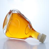 China Clear or Customized 700ml Glass Bottle for Gin Rum Champagne Brandy Whisky Liquor for sale