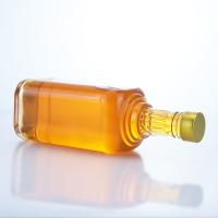 China Decal Surface Handling 750ml Round Shaped Clear Flint Glass Bottle for Champagne for sale