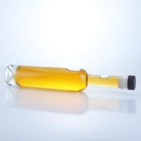China Whisky Vodka Tequila Gin Rum Ice Wine Glass Bottle with Cork and Customized Logo Made for sale