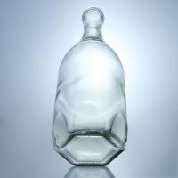 China Brandy Whiskey Gin Rum Glass Bottle with Screw Top Industrial Beverage Sealing Type Cork for sale