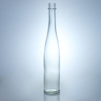 China Beverage Container Tall and Thin Super Flint Glass Bottle with Screw Top for sale