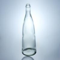 China Beverage Container Tall and Thin Super Flint Glass Bottle with Screw Top for sale