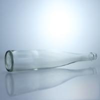 China Beverage Container Tall and Thin Super Flint Glass Bottle with Screw Top for sale