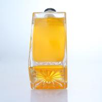 China Whisky Vodka Tequila Gin Rum Small Capacity Glass Bottle with Logo and Cork Made for sale