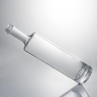 China Glass Liquor Bottle for Whisky Gin Rum Vodka Industrial and Base Material Glass for sale