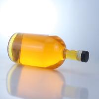 China Customized Logo Large Capacity Screw Cap Spirit Glass Bottle for Whisky Vodka Tequila Gin Rum for sale
