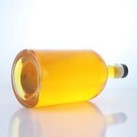 China Customized Logo Large Capacity Screw Cap Spirit Glass Bottle for Whisky Vodka Tequila Gin Rum for sale