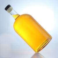 China Customized Logo Large Capacity Screw Cap Spirit Glass Bottle for Whisky Vodka Tequila Gin Rum for sale