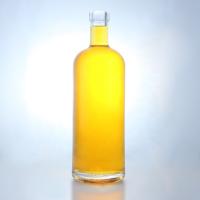 China Glass Base Material Screw Cap Sealing Type Spirit Bottle for Whisky Vodka Tequila Gin Rum for sale