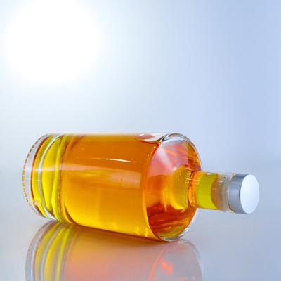 China Popular Shape Super Flint Glass Liquor Bottle for Vodka Whisky Rum Tequila Gin Made for sale