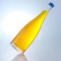 China Pear Shaped Screw Cap Glass Bottle Made in for Super Flint Rum Vodka Whisky Tequila Gin for sale