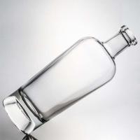 China Provided Freely Glass Collar 700ml Empty Whiskey Vodka Gin Vodka Tequila Rum Bottle for sale