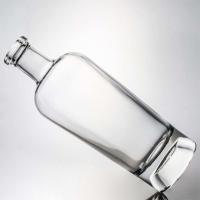 China Provided Freely Glass Collar 700ml Empty Whiskey Vodka Gin Vodka Tequila Rum Bottle for sale