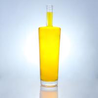China Food Grade 750ml Glass Bottle for Rum Vodka Whisky Tequila Gin Super Flint Material for sale