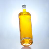 China Food Grade 750ml Glass Bottle for Rum Vodka Whisky Tequila Gin Super Flint Material for sale