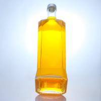 China Made Clear or Customized Collar Material Glass Bottle for Rum Vodka Whisky Tequila Gin for sale