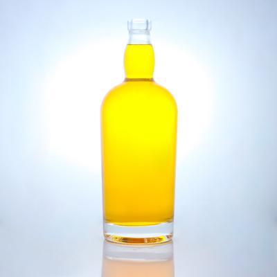 China Industrial Liquor Super Flint Glass Bottle with Cork Customize Your Drink for sale