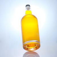 China Industrial Liquor Super Flint Glass Bottle with Cork Customize Your Drink for sale
