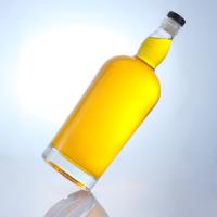 China Industrial Liquor Super Flint Glass Bottle with Cork Customize Your Drink for sale
