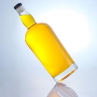 China Industrial Liquor Super Flint Glass Bottle with Cork Customize Your Drink for sale