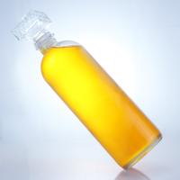 China Cork Cap Type Round Shape Glass Bottle for Rum Vodka Whisky Tequila Gin Made for sale