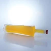 China Industrial 750ml Custom Shaped Frosted Glass Liquor Bottles for Top-Shelf Spirits for sale