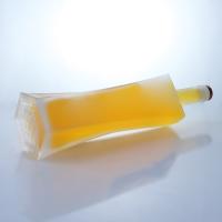 China Industrial 750ml Custom Shaped Frosted Glass Liquor Bottles for Top-Shelf Spirits for sale