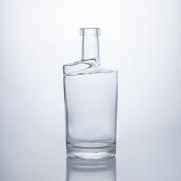 China 750ml Glass Bottle for Liquor and Wine Round Shape Cork Sealing Sample Provided Freely for sale