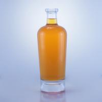 China 750ml Glass Liquor Bottle with Cork Stopper and Custom Cap Body Material Glass for sale