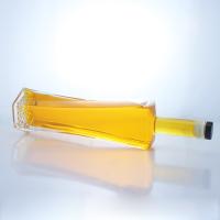 China 750ml Hexagonal Super Flint Material Cork Sealing Type Glass Bottle for Liquor for sale