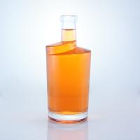 China Flint Glass Bottle for Gin Rum Champagne Brandy and Whisky Featuring Customized Logo for sale