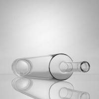 China Customized Logo Glass Bottle for Rum Vodka Whisky Tequila Gin 750ml Super Flint Glass for sale