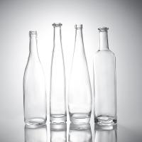 China Glass Liquor Bottle with Cork Stopper Body Material Glass Customized Round Shape for sale