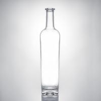 China Glass Liquor Bottle with Cork Stopper Body Material Glass Customized Round Shape for sale