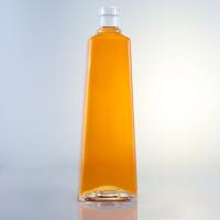 China Rum Vodka Whisky Tequila Gin Glass Bottle with Lid Made of Super Flint Material for sale