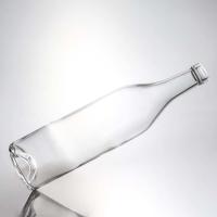 China Round Glass Liquor Bottle 500ml 750ml Vodka Whisky Gin Spirit Bottle with Cork Stopper for sale