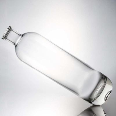 China Glass Collar Sealing Type Cork Top 1000ml Liquor Bottle for Whisky Vodka Tequila for sale