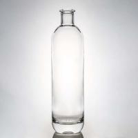 China Glass Collar Sealing Type Cork Top 1000ml Liquor Bottle for Whisky Vodka Tequila for sale