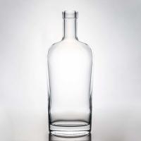 China Decal Surface Super Flint Glass Bottle for Whisky Gin 700ml 750ml 1000ml Capacity for sale